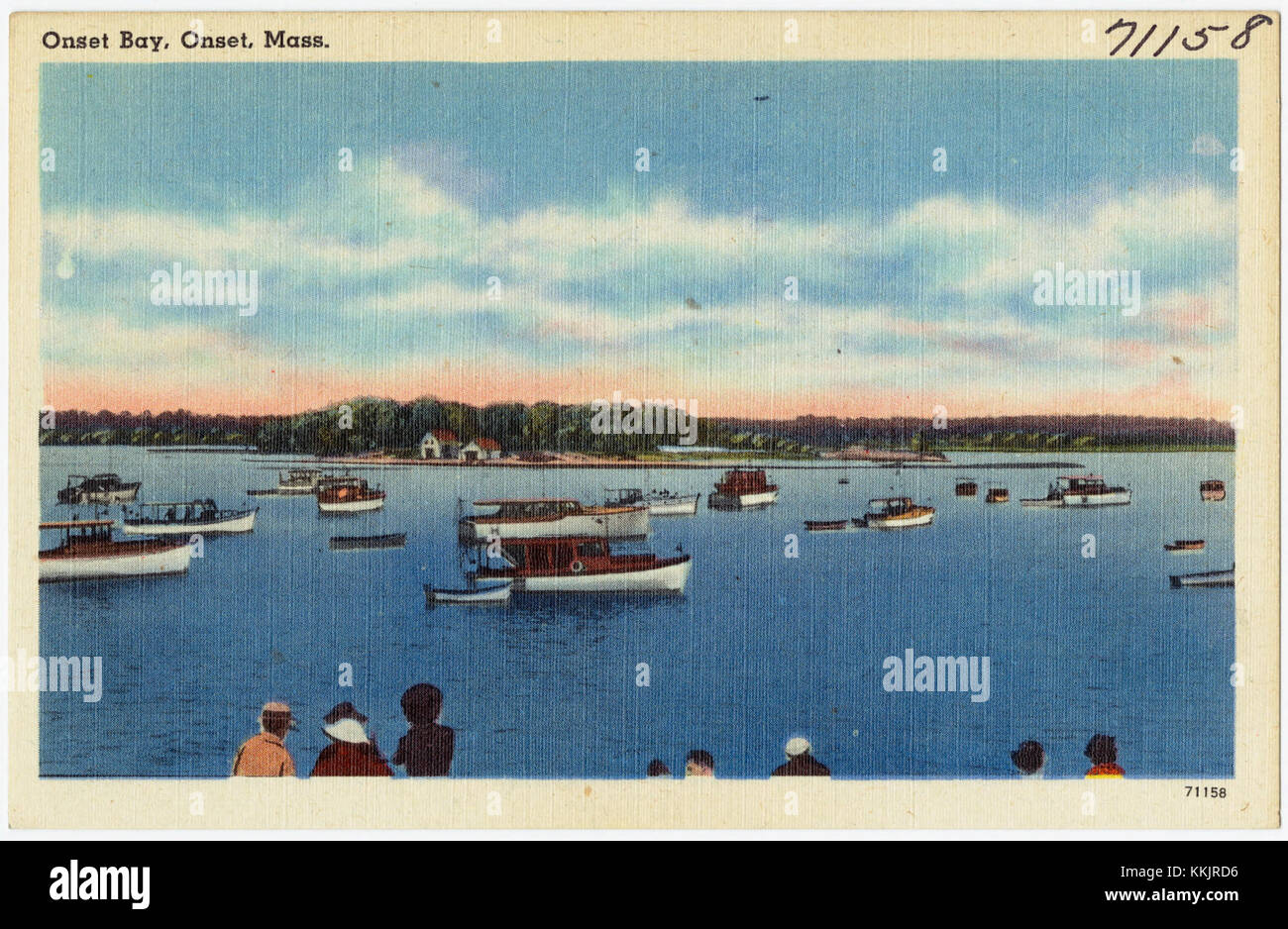 Onset Bay in Onset, Massachusetts, is a scenic location known for its ...