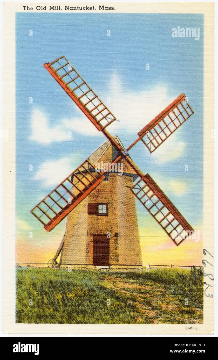 The Old Mill, Nantucket, Mass (66813 Stock Photo - Alamy