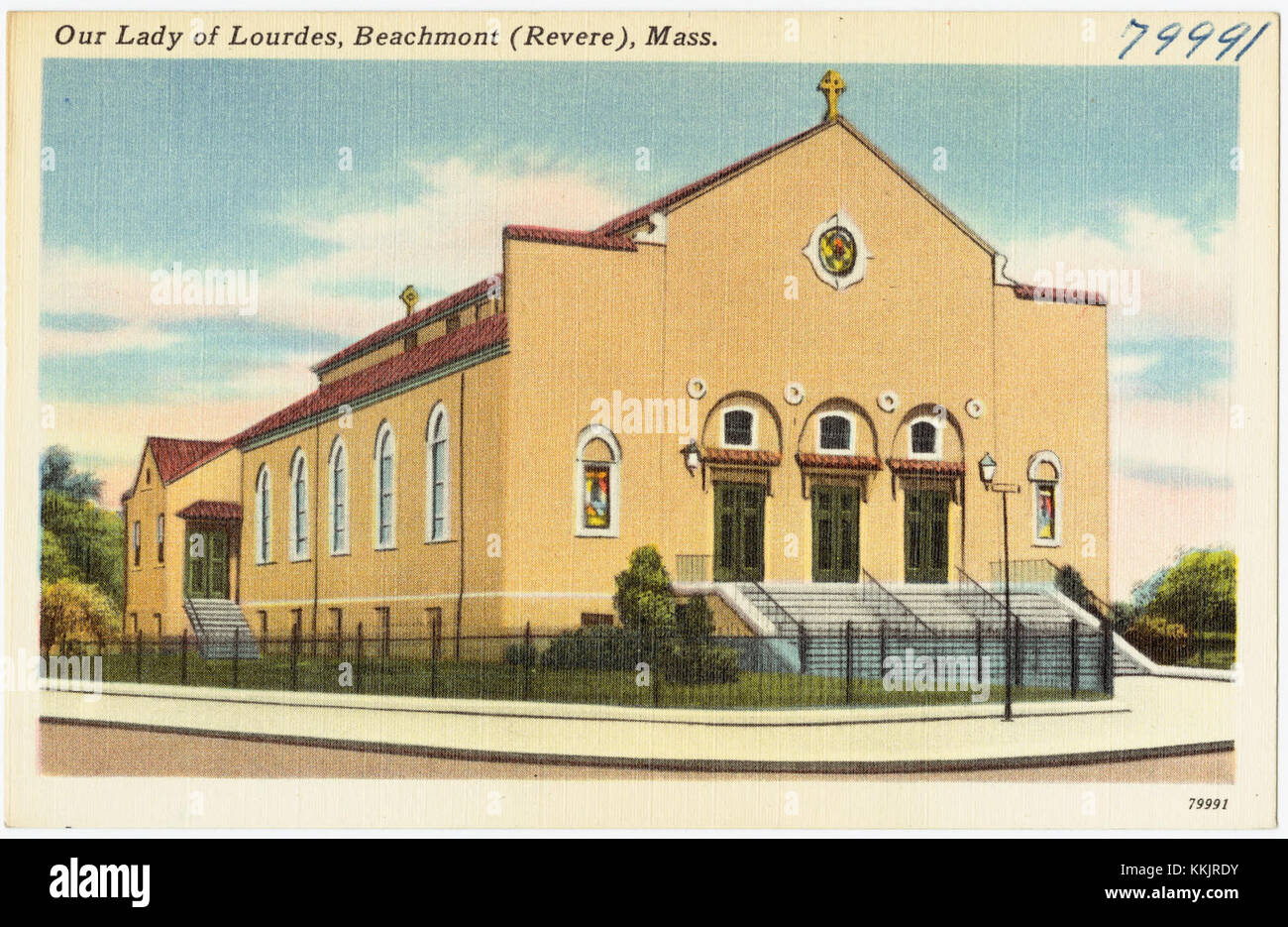 Our Lady of Lourdes, Beachmont (Revere), Mass (79991 Stock Photo - Alamy