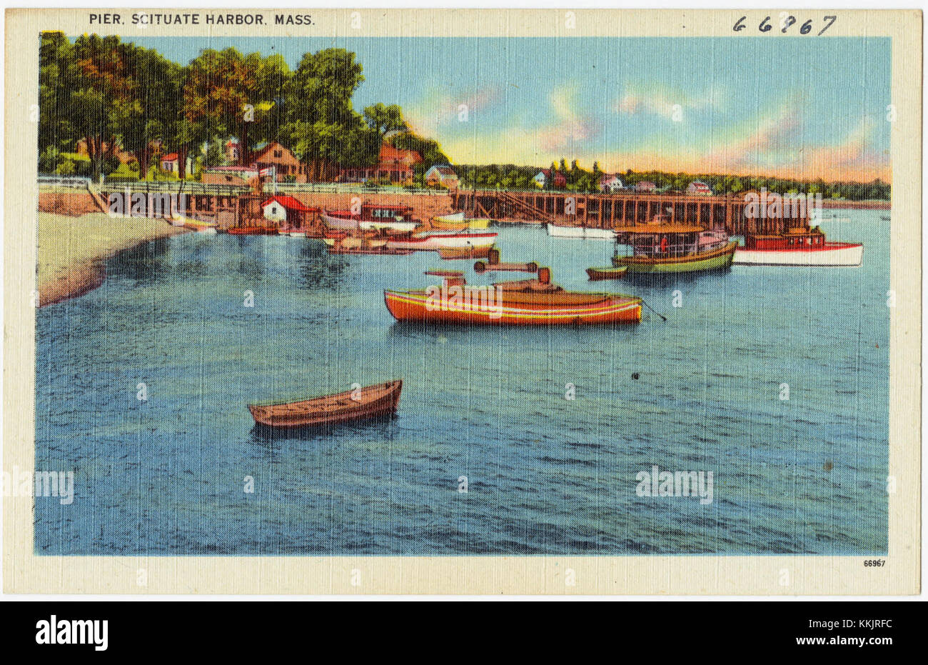 The pier at Scituate Harbor in Massachusetts is a notable coastal ...