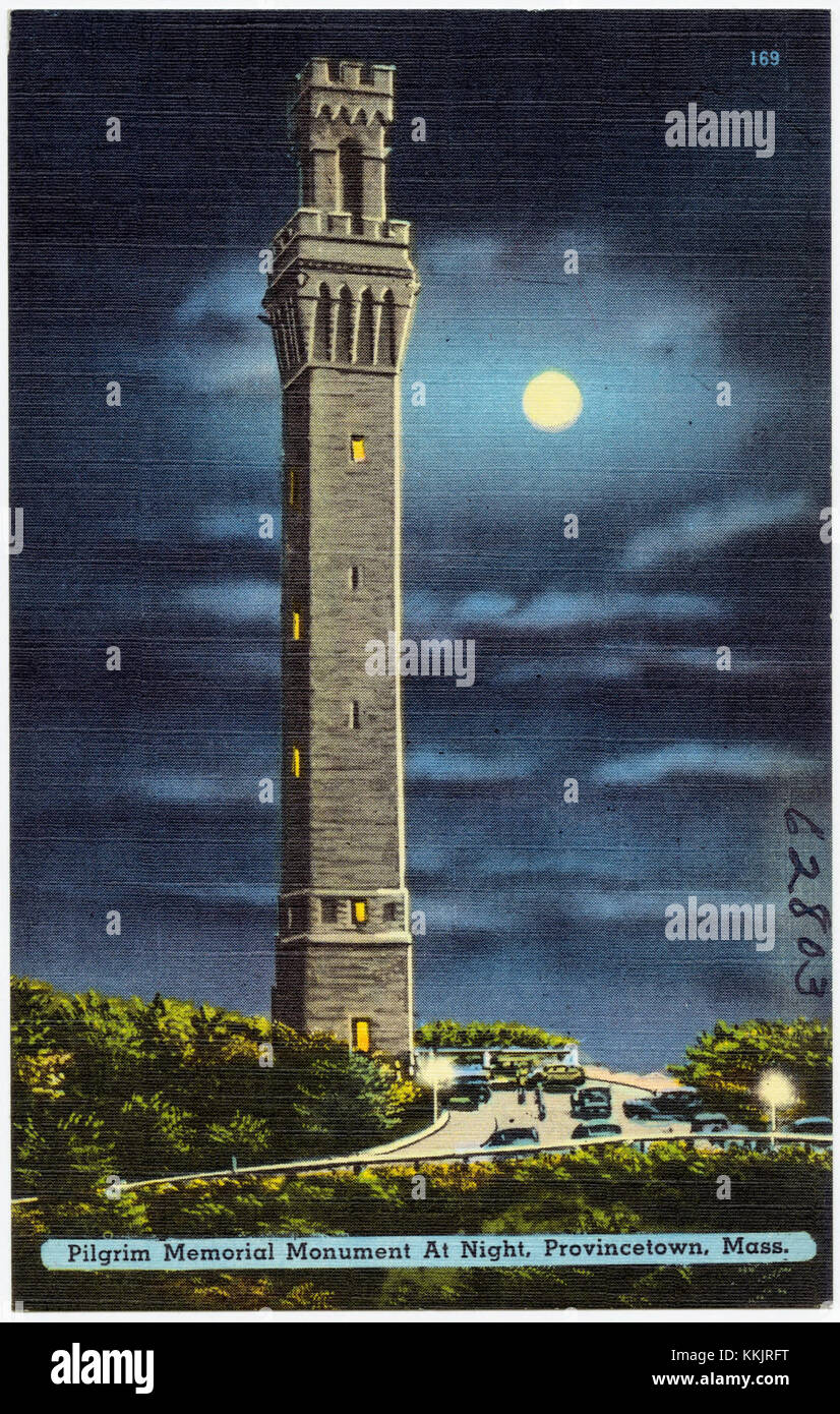The Pilgrim Memorial Monument in Provincetown, Massachusetts, is a ...