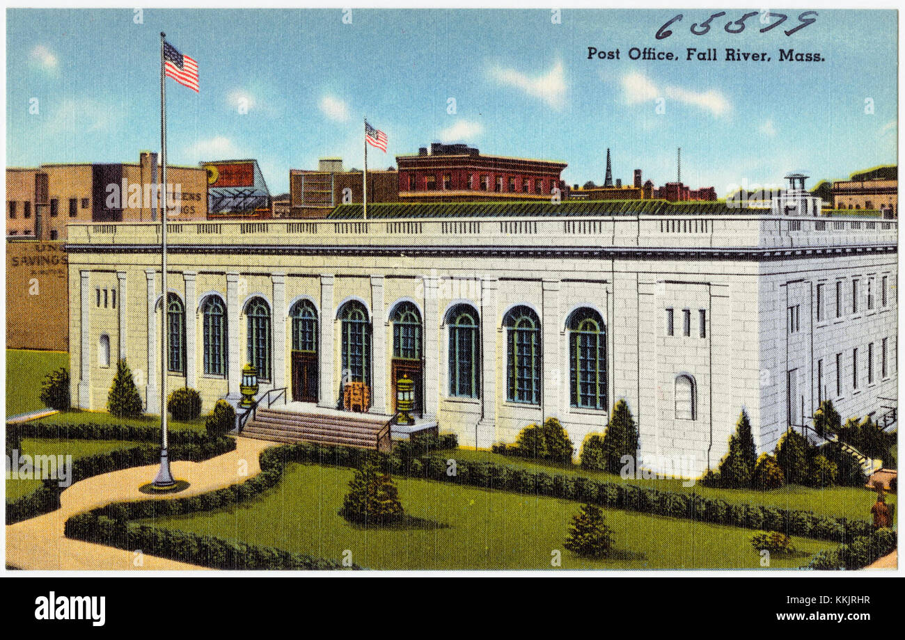 Post office, Fall River, Mass (65579 Stock Photo - Alamy
