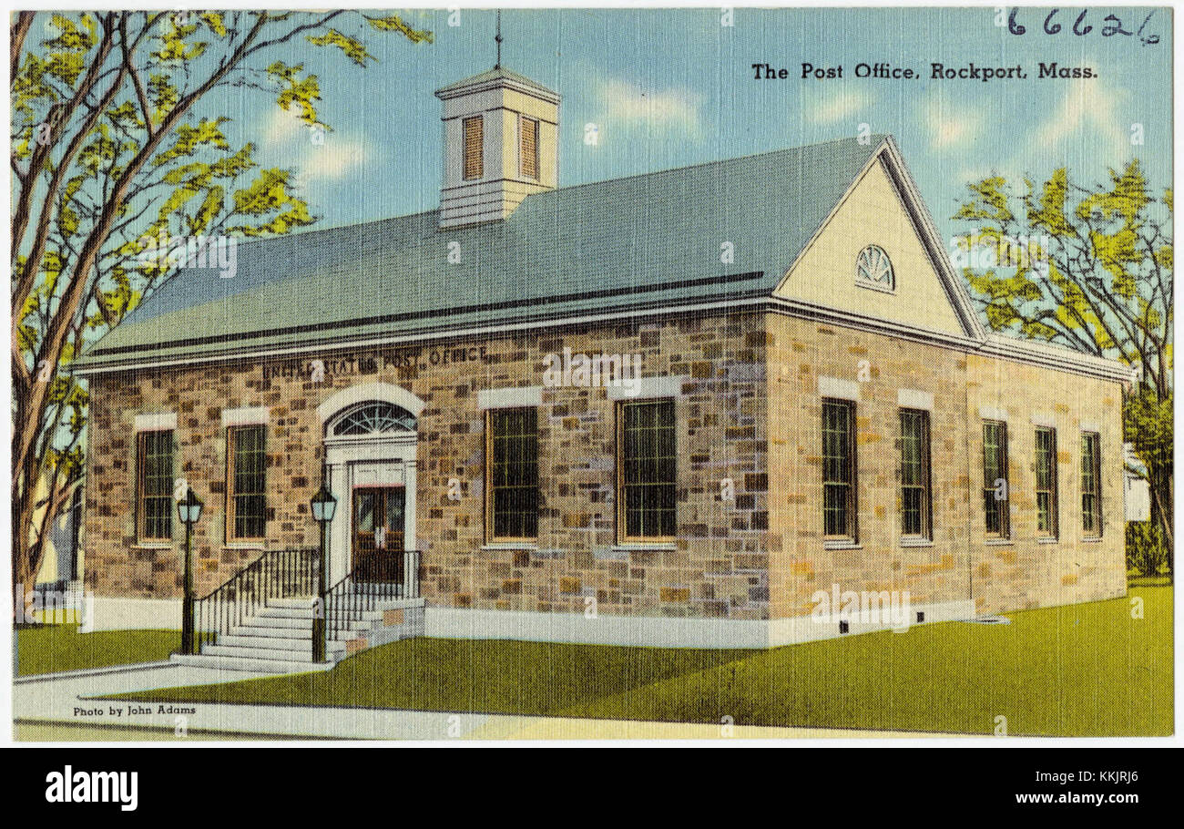 The Rockport, Massachusetts post office is a historical building known ...