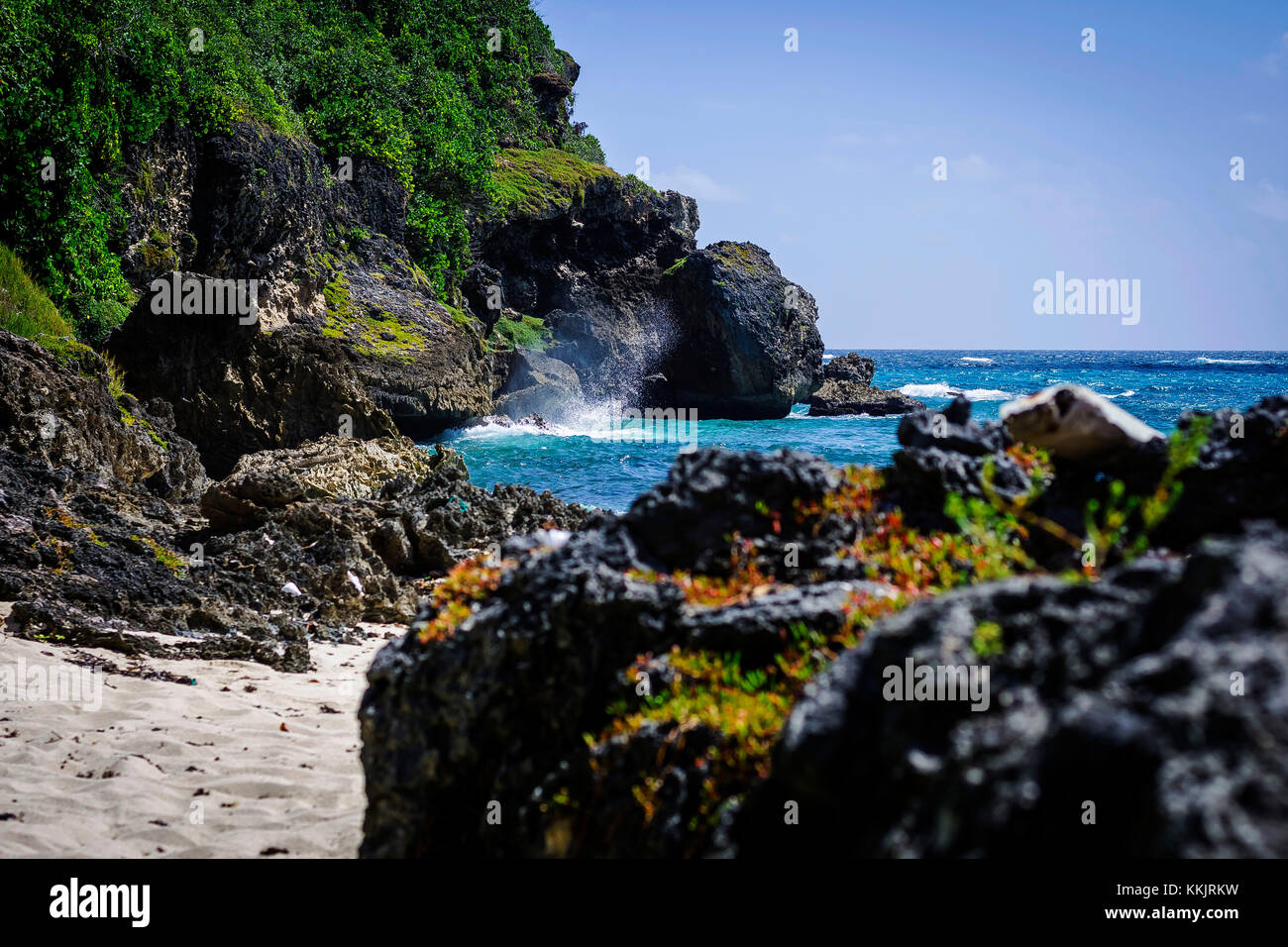 Foul Bay Beach; Foul Bay; ST. Philip; Barbados Stock Photo - Alamy