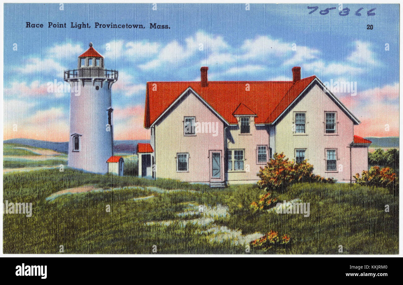 Race Point Light, located in Provincetown, Massachusetts, photographed as image number 75366 ...
