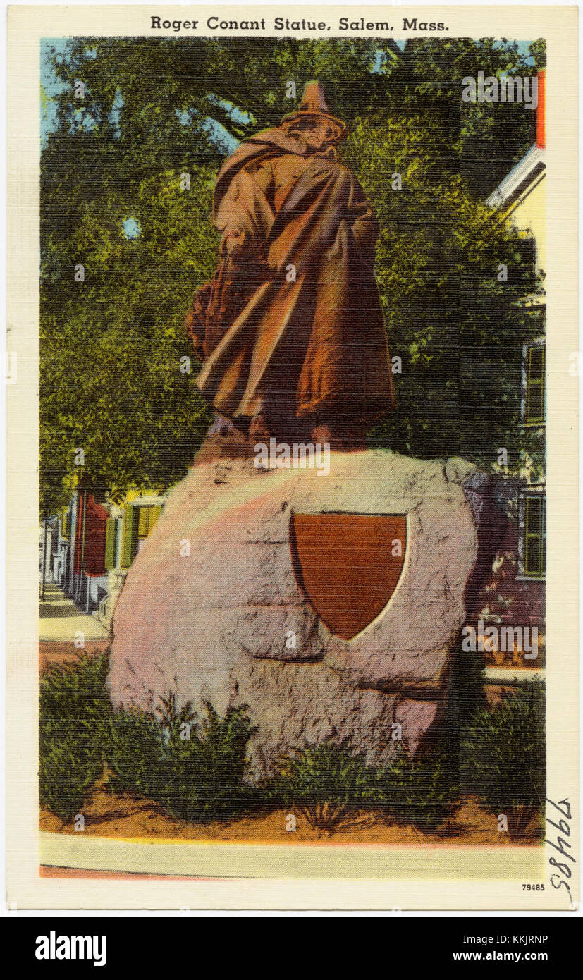 The Roger Conant statue in Salem, Massachusetts, honors the legacy of ...