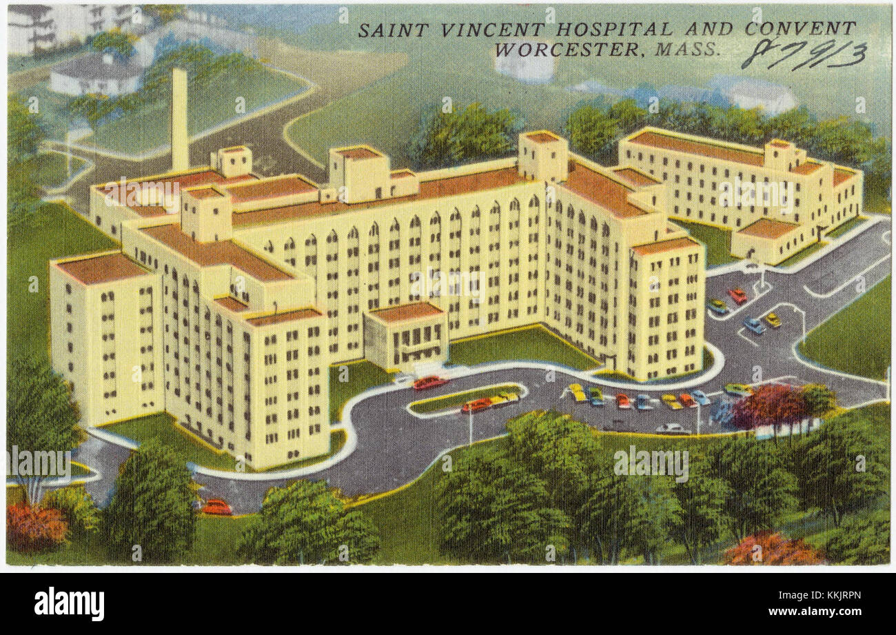 Saint Vincent Hospital and Convent, located in Worcester, Massachusetts ...