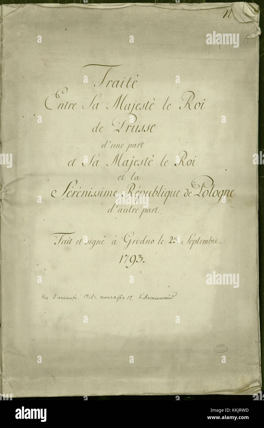 Traktat hi-res stock photography and images - Alamy