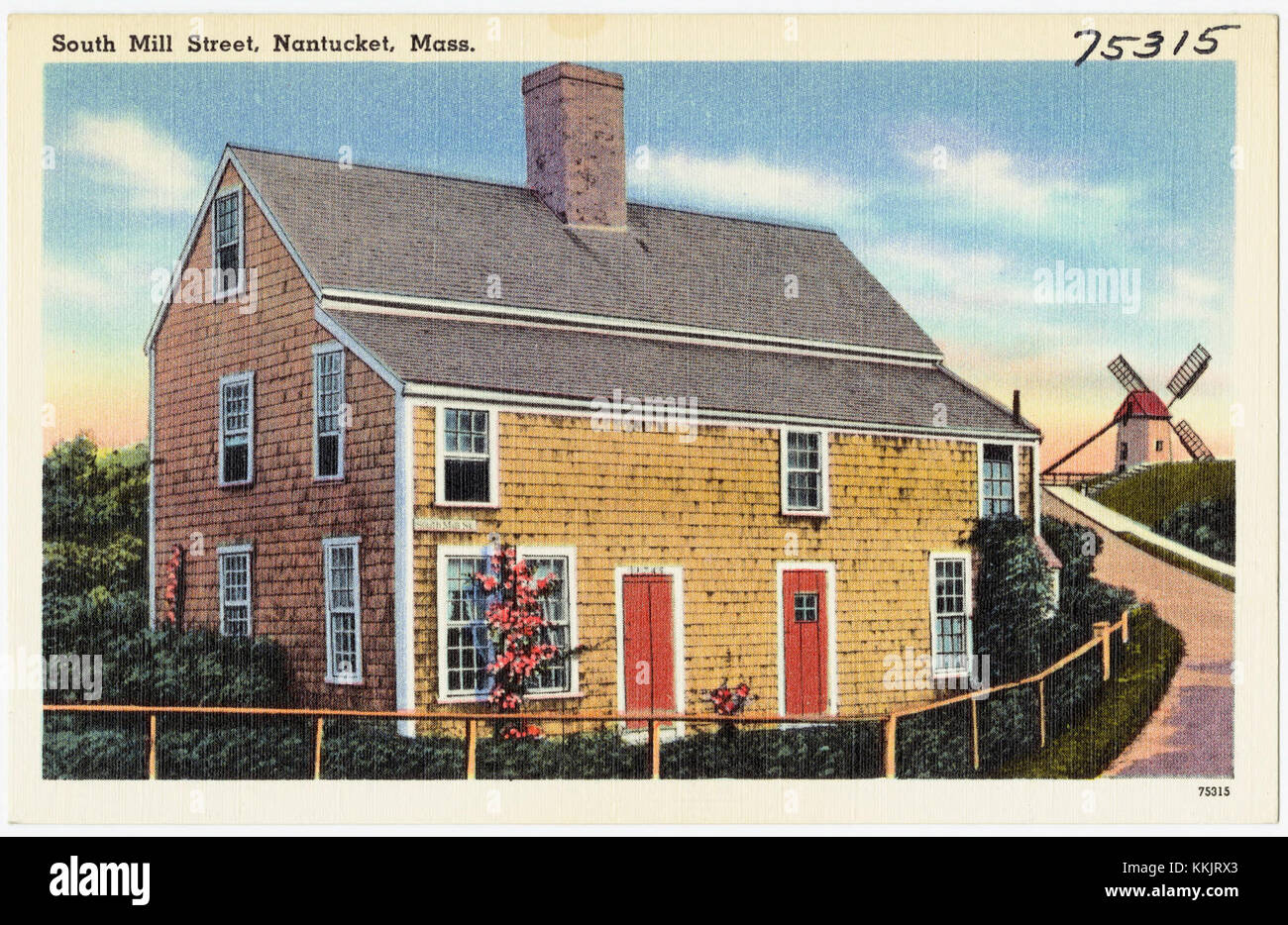 Nantucket street scene hi-res stock photography and images - Alamy