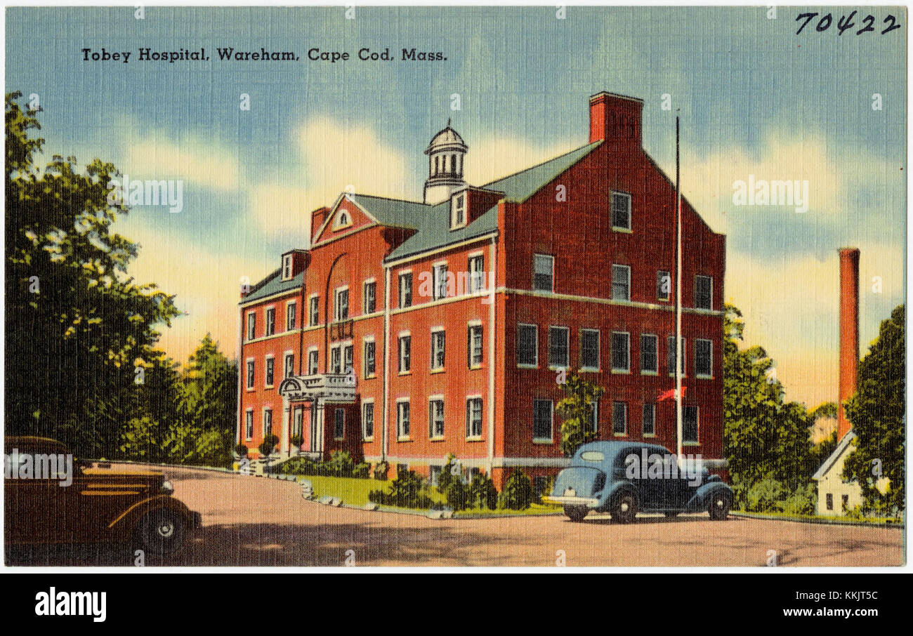 Tobey Hospital, located in Wareham, Massachusetts, on Cape Cod ...