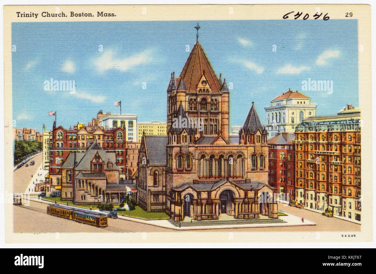 Trinity Church in Boston, Massachusetts, is an iconic example of ...