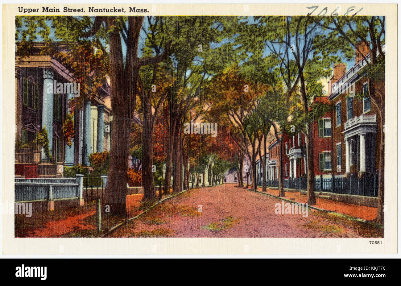 Upper Main Street in Nantucket, Massachusetts, is a notable location ...