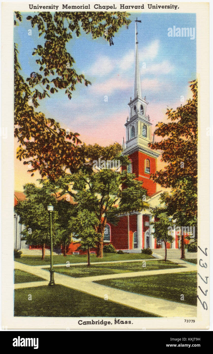 The University Memorial Chapel at Harvard University in Cambridge ...