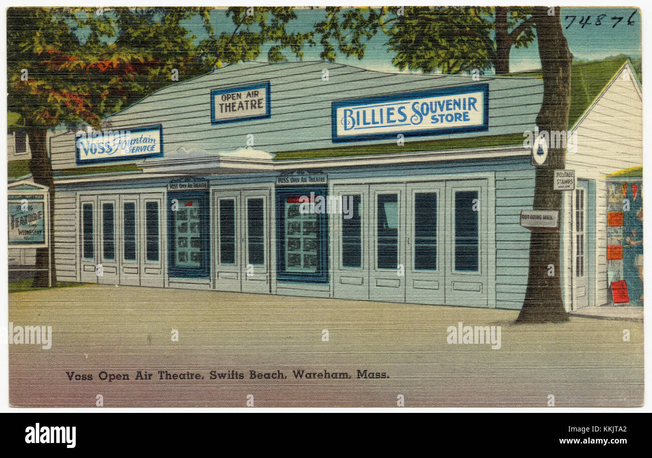 Voss Open Air Theatre, Swifts Beach, Wareham, Mass (74876 Stock Photo ...