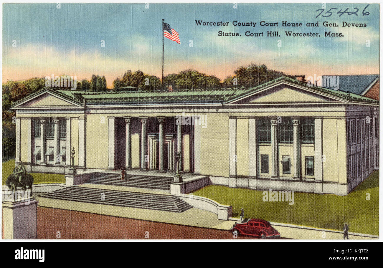 The Worcester County Court House and the General Devens Statue are key ...