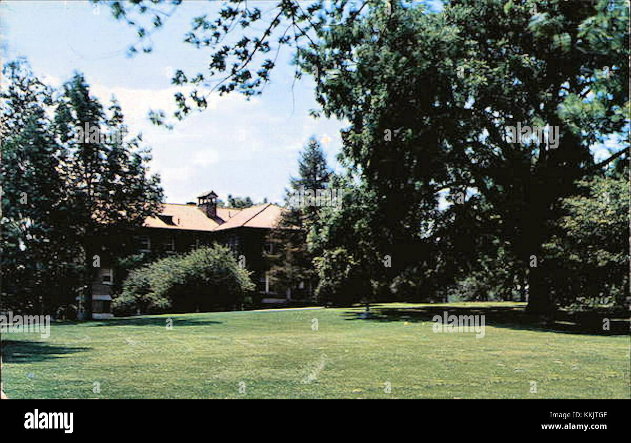 Cedar Crest College's Crest Hall Dormitory, built in 1973, serves as ...
