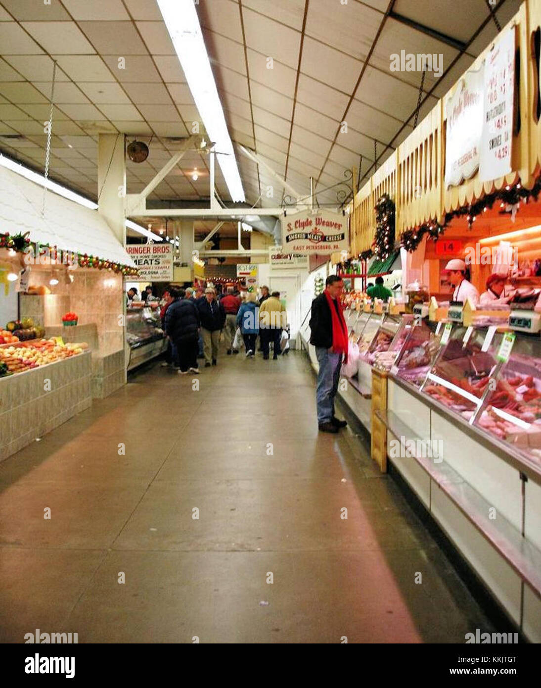 The Allentown Farmers Market in 1975, showcasing local produce, vendors ...