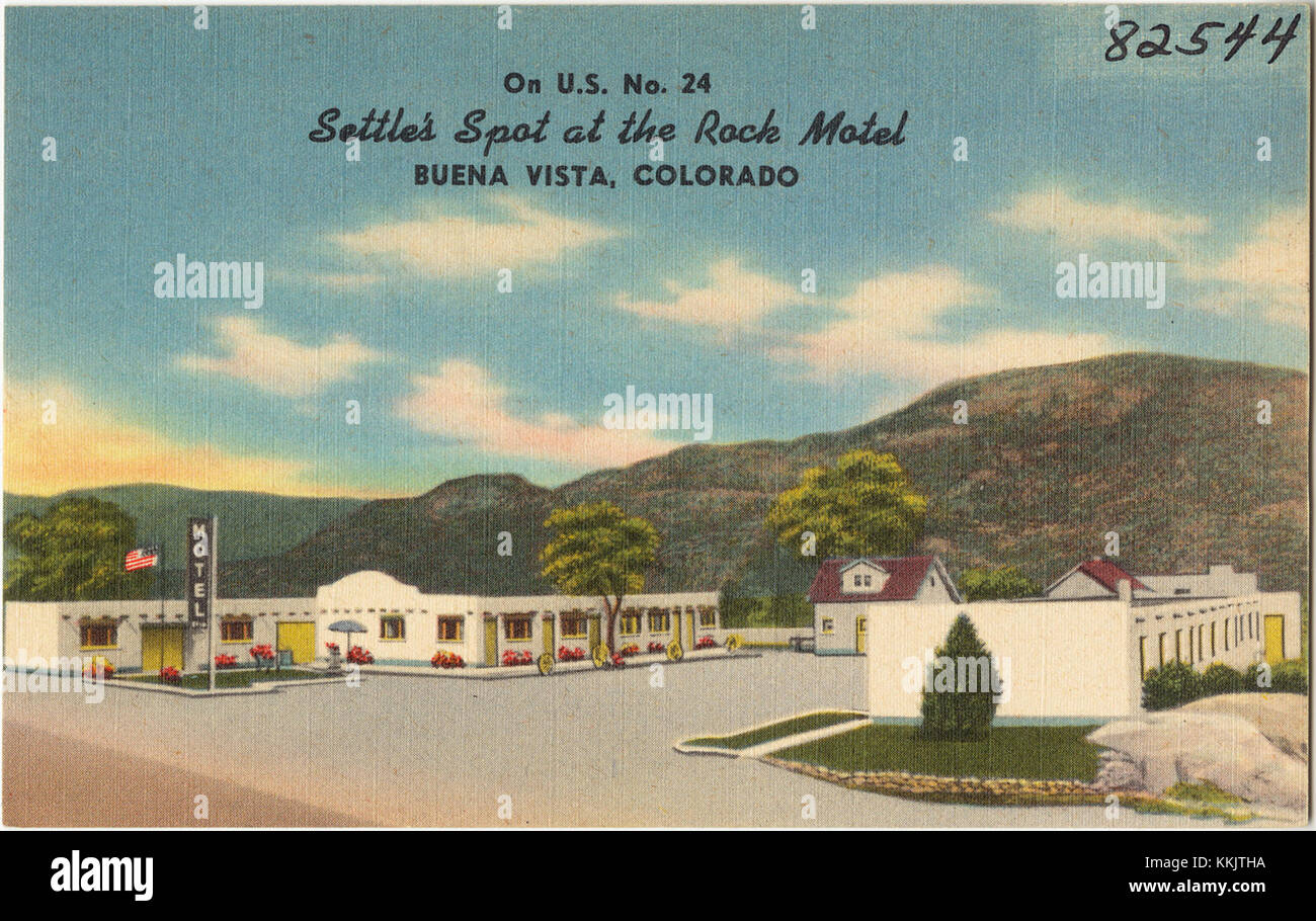 Settle's Spot at the Rock Motel on U.S. No. 24 in Buena Vista, Colorado ...