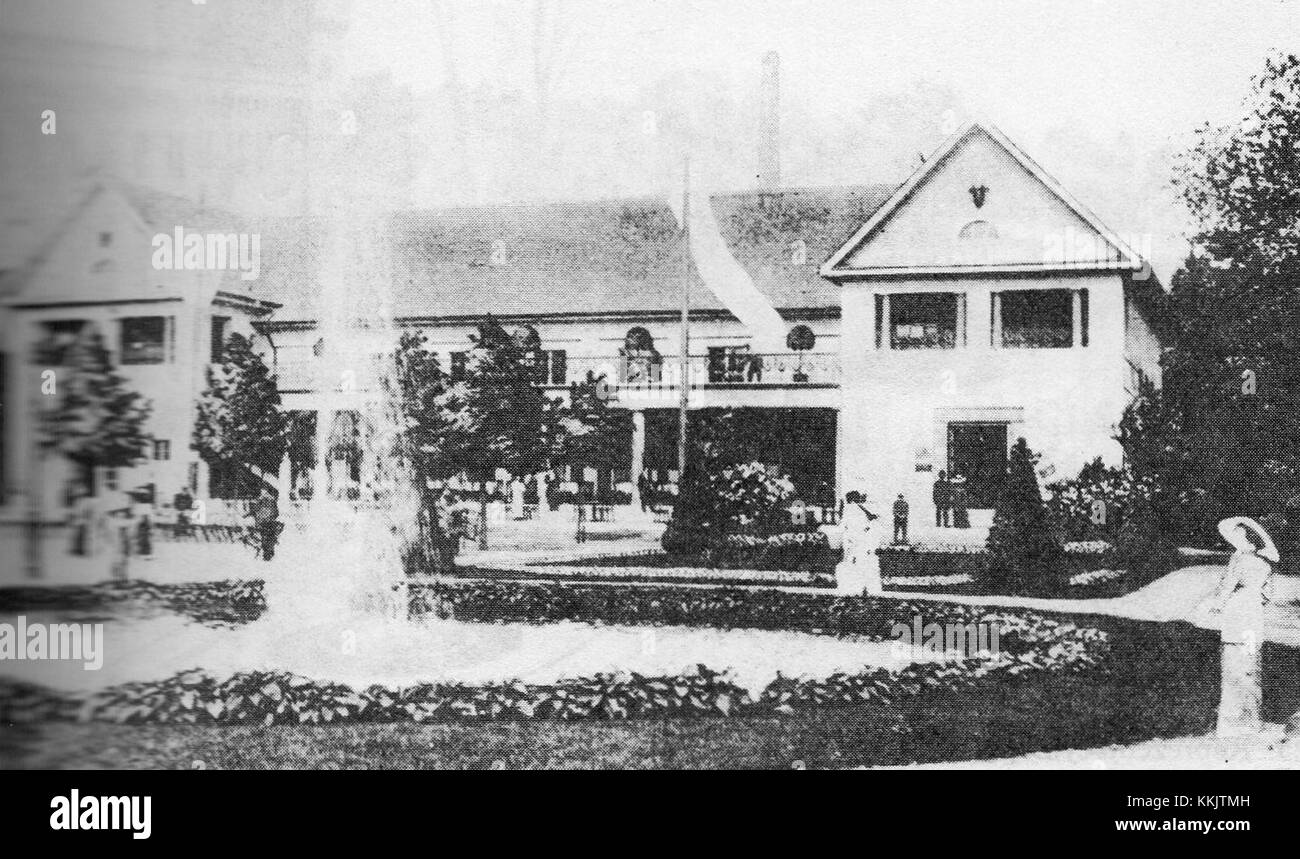 Betonhaus, Poznan, Park Wilsona, 1911r Stock Photo - Alamy