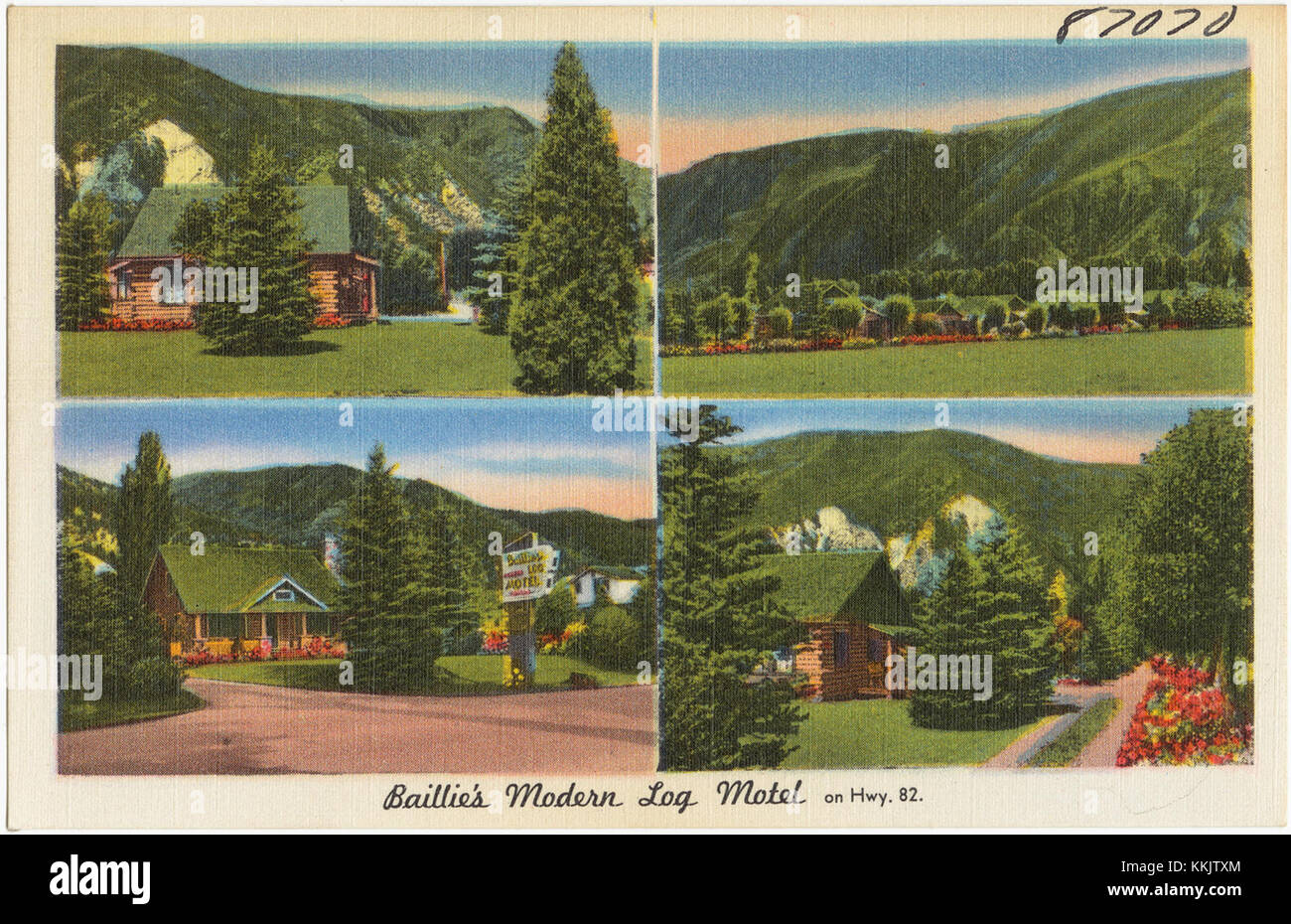 Baillieâ€™s Modern Log Motel, located on Highway 82, offers a look into ...