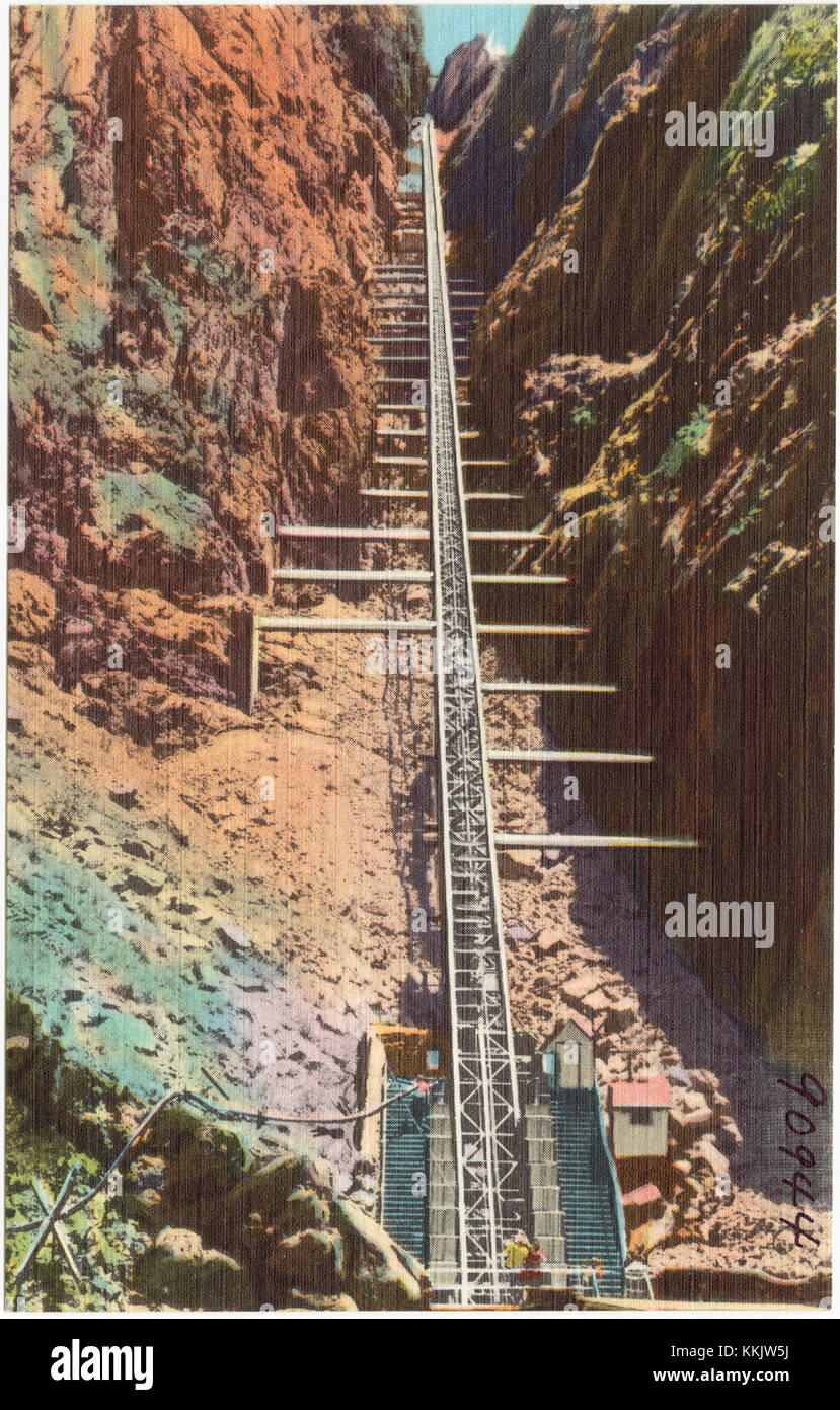This image captures the scenic view of the incline leading up to the ...