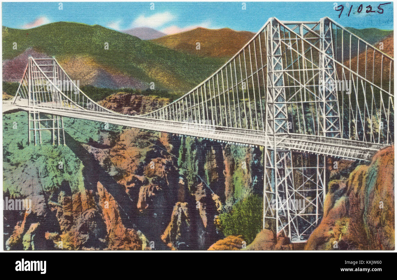 The Royal Gorge Suspension Bridge in Canon City, Colorado, offers a ...