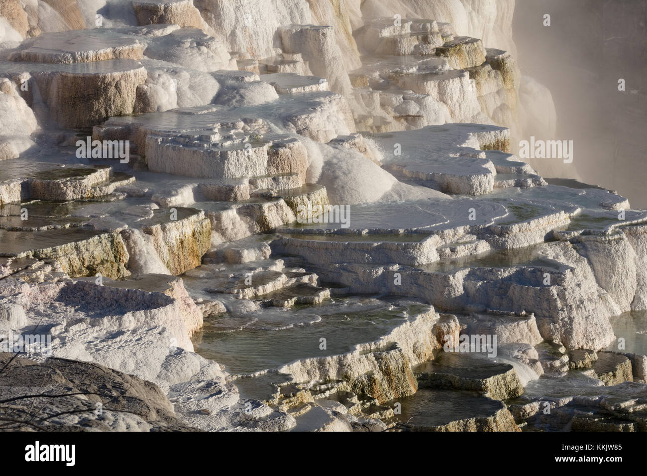 Travertine yellowstone national park hi-res stock photography and ...