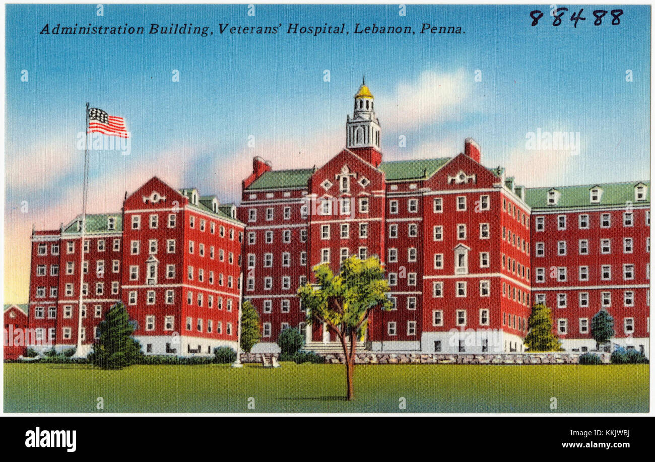Administration building, Veterans' Hospital, Lebanon, Penna (88488 ...