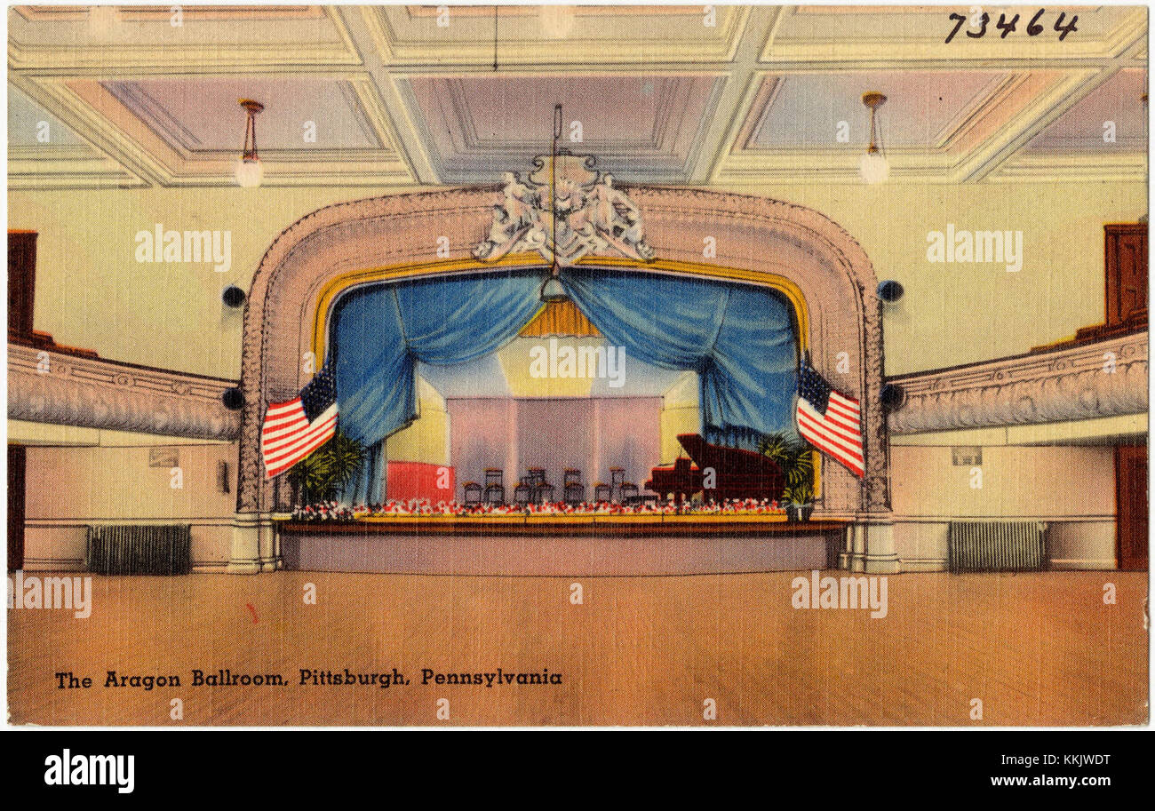 The Aragon Ballroom in Pittsburgh, Pennsylvania, is a historic venue ...