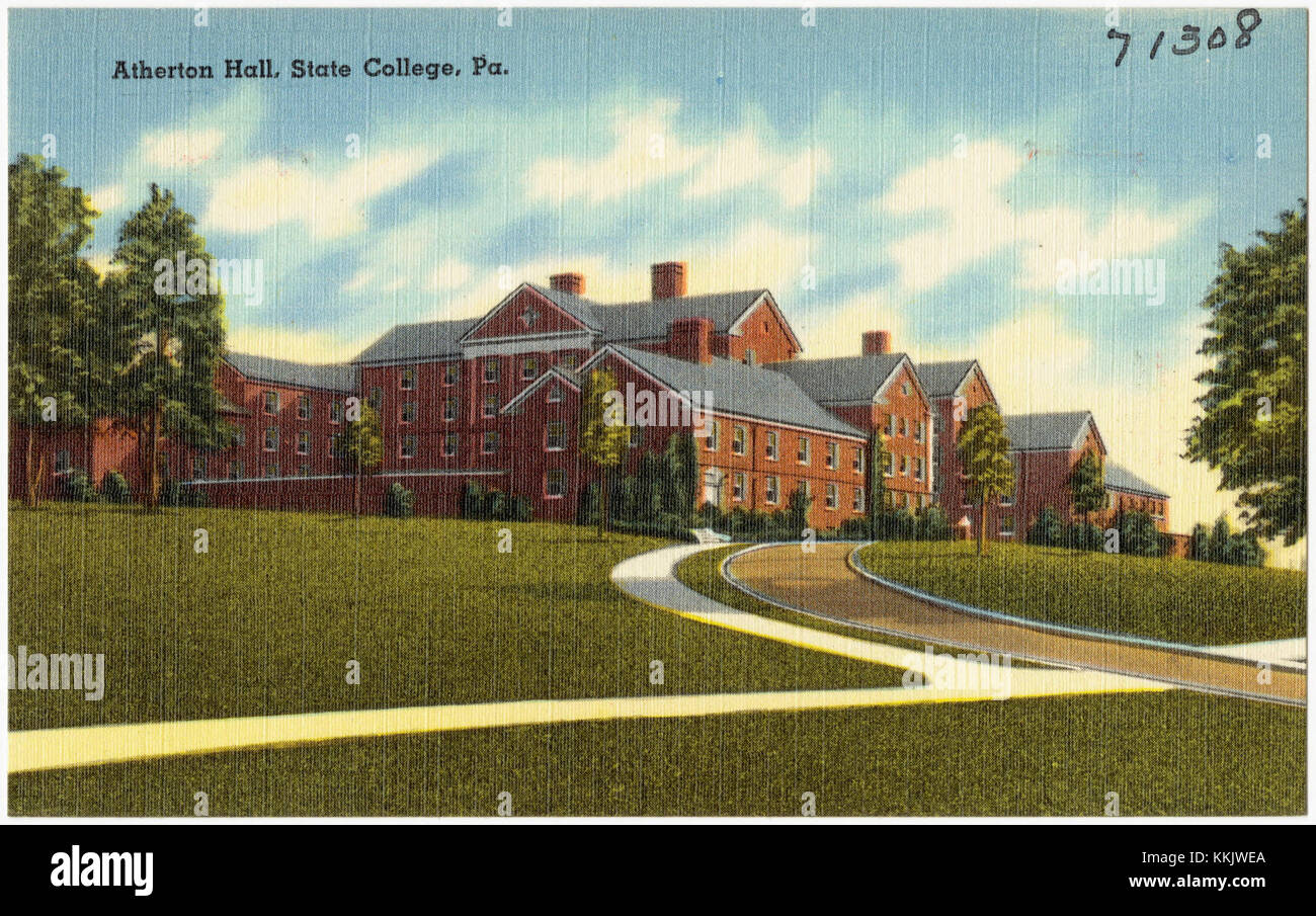 Atherton Hall, located at Penn State University in State College ...