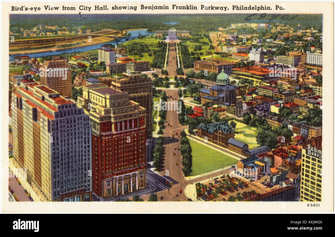 Benjamin Franklin Parkway View Philadelphia Stock Photos & Benjamin ...