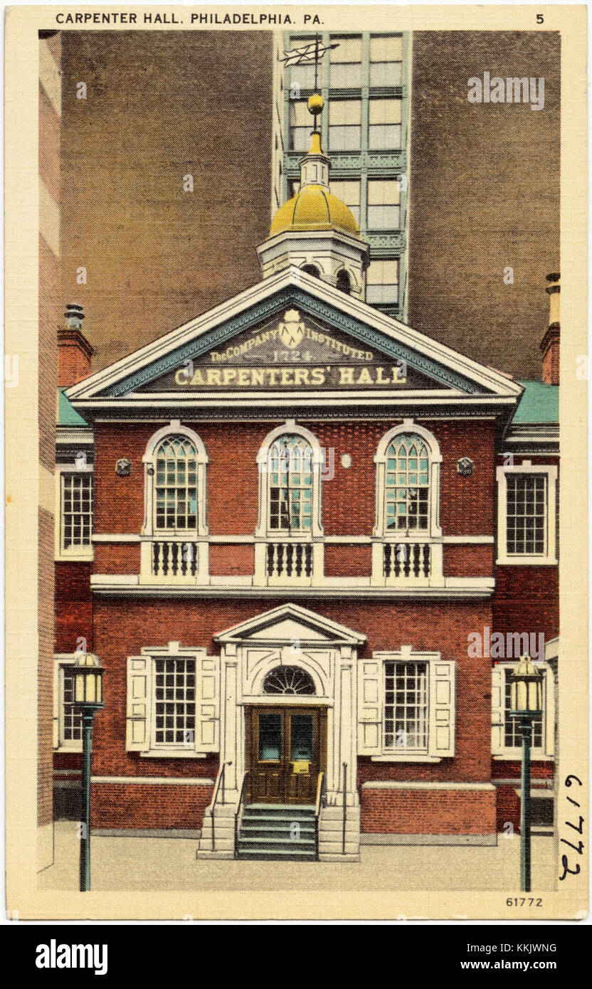Carpenter Hall in Philadelphia, Pennsylvania, is a historical building ...