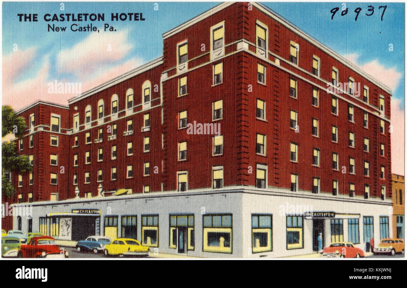 The Castleton Hotel in New Castle, Pennsylvania, is a historical ...