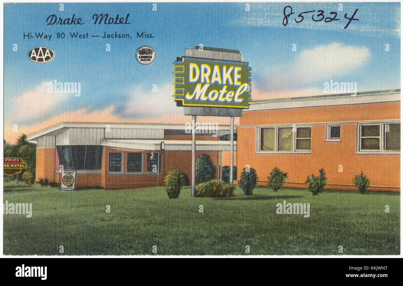 The Drake Motel, located on Hi-Way 80 West in Jackson, Mississippi, was ...