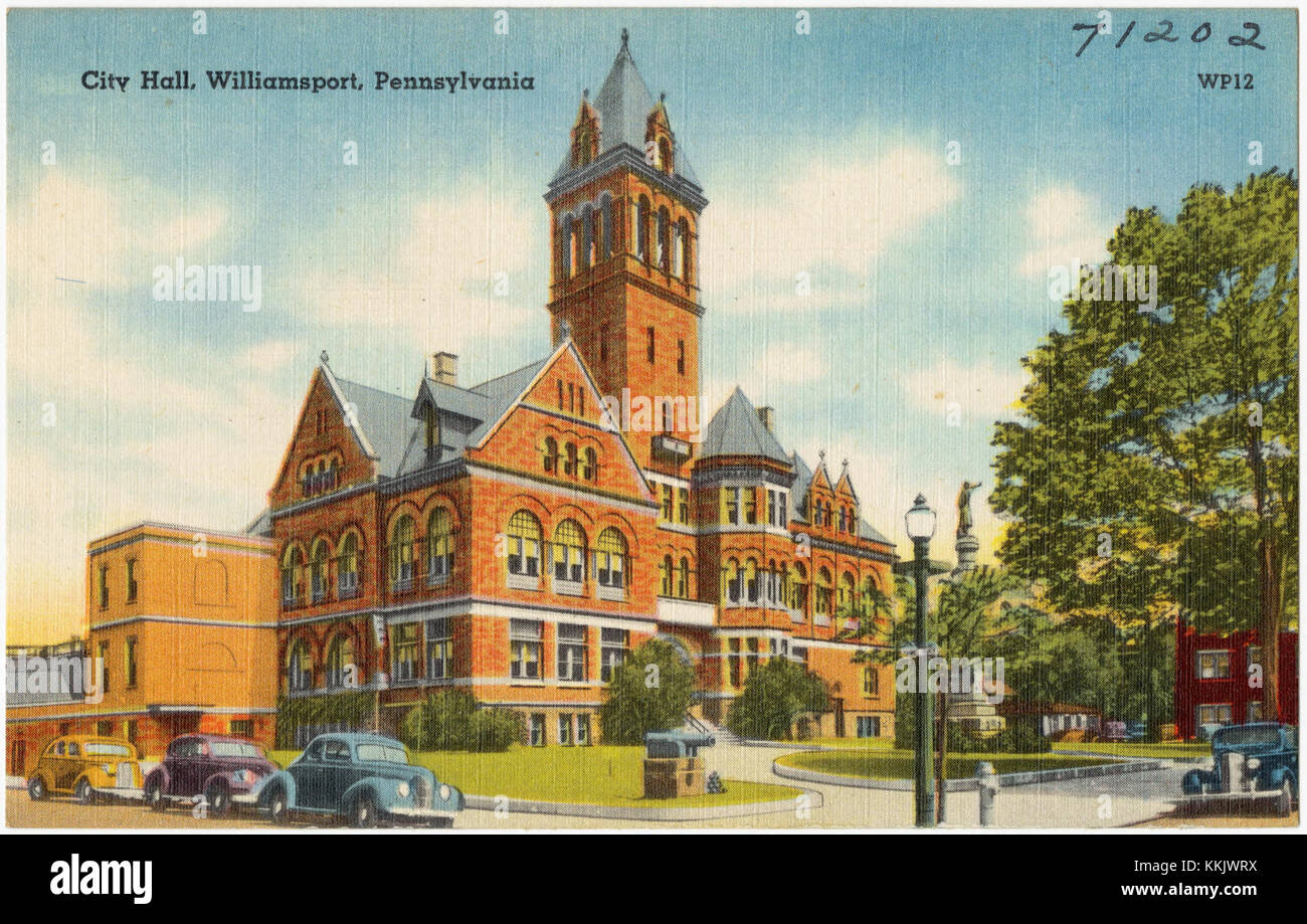 Williamsport city hall hi-res stock photography and images - Alamy