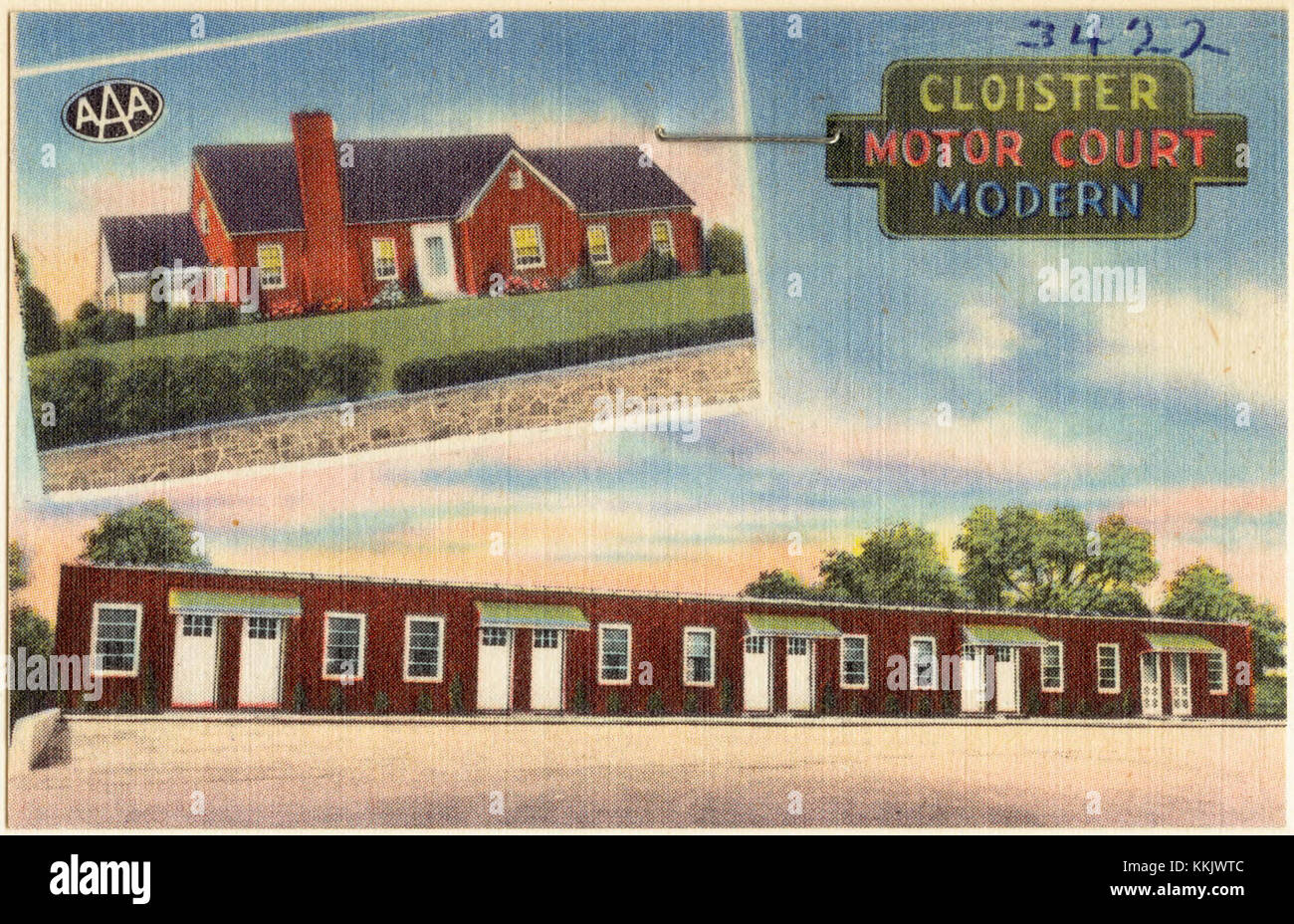 1950s motor court motel hi-res stock photography and images - Alamy