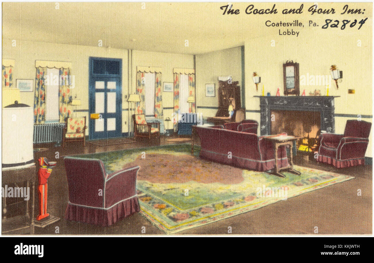 The Coach and Four Inn in Coatesville, Pennsylvania, is a historic inn ...