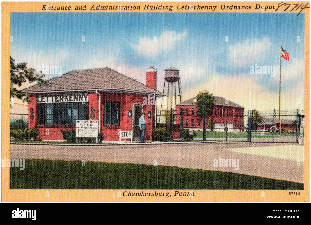 Entrance and administration building Letterkenny Ordnance Depot ...
