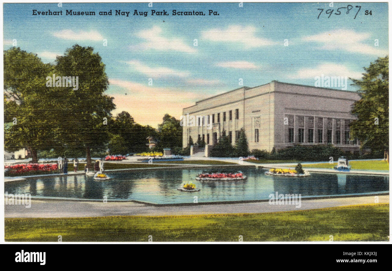 The Everhart Museum, located in Nay Aug Park in Scranton, Pennsylvania ...