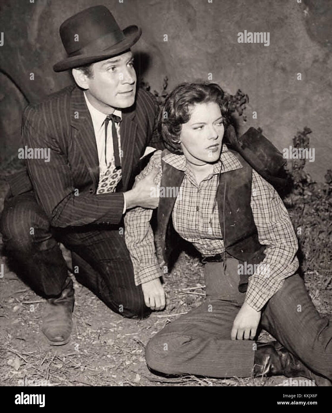 Gene Barry and Jacqueline Scott starred together in 'Bat Masterson,' a ...