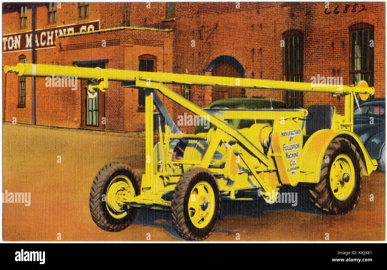 The Gas Well Servicing Machine, manufactured by Fullerton Machine Co ...