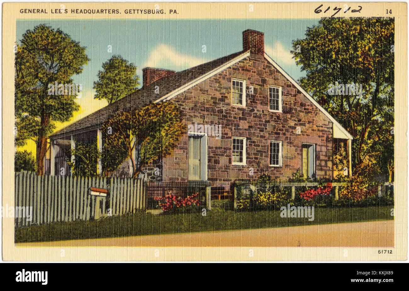 General Robert E. Lee's headquarters during the Battle of Gettysburg in ...
