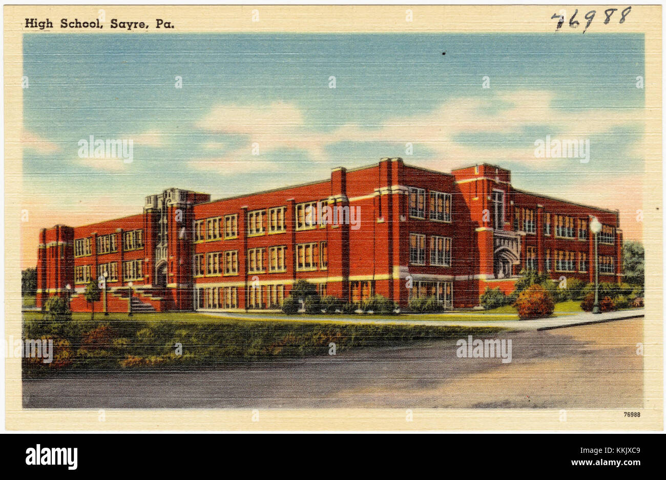 High school, Sayre, Pa (76988 Stock Photo - Alamy