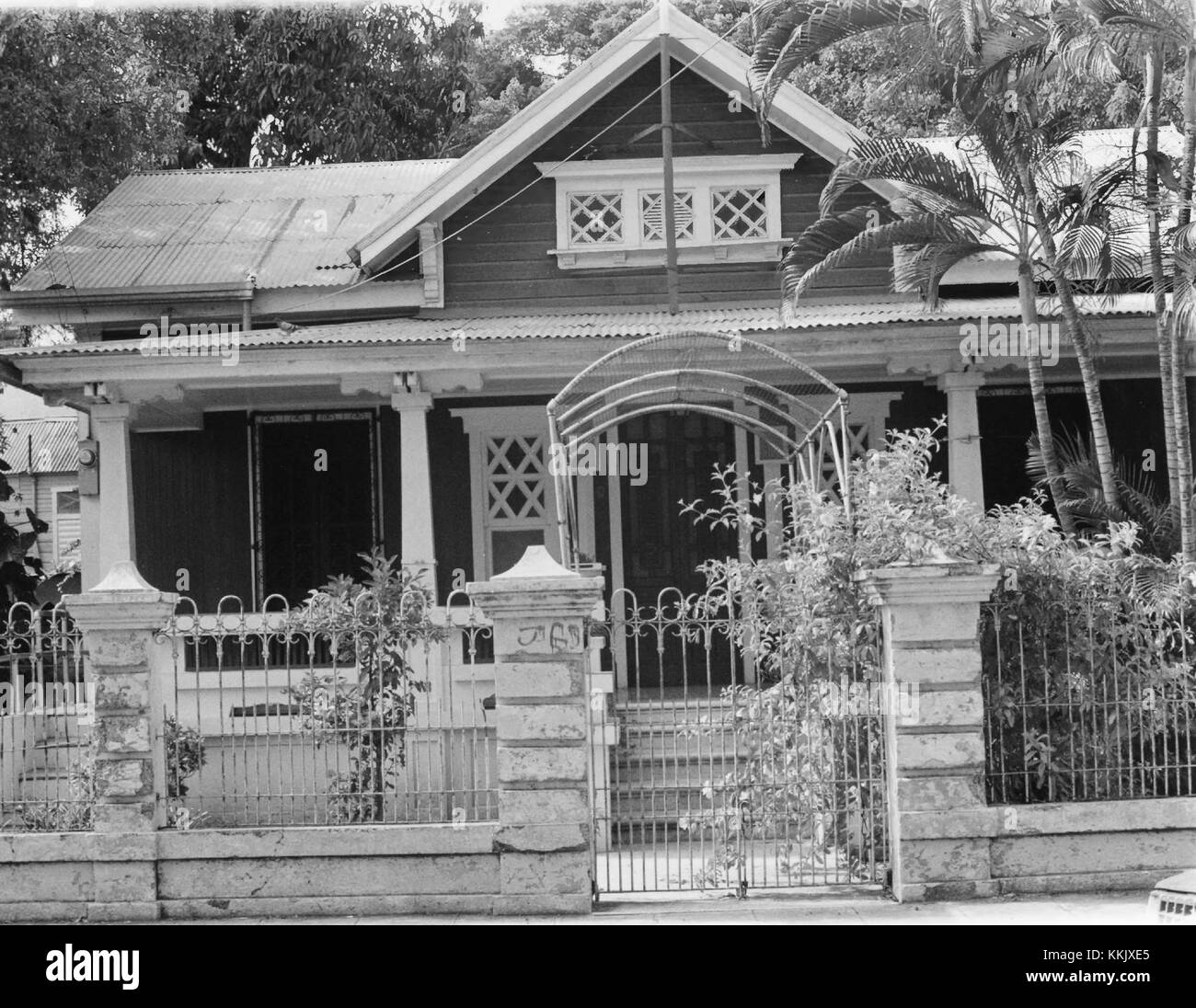 Casa Godreau, photographed in 1985 in Ponce, Puerto Rico, is a ...
