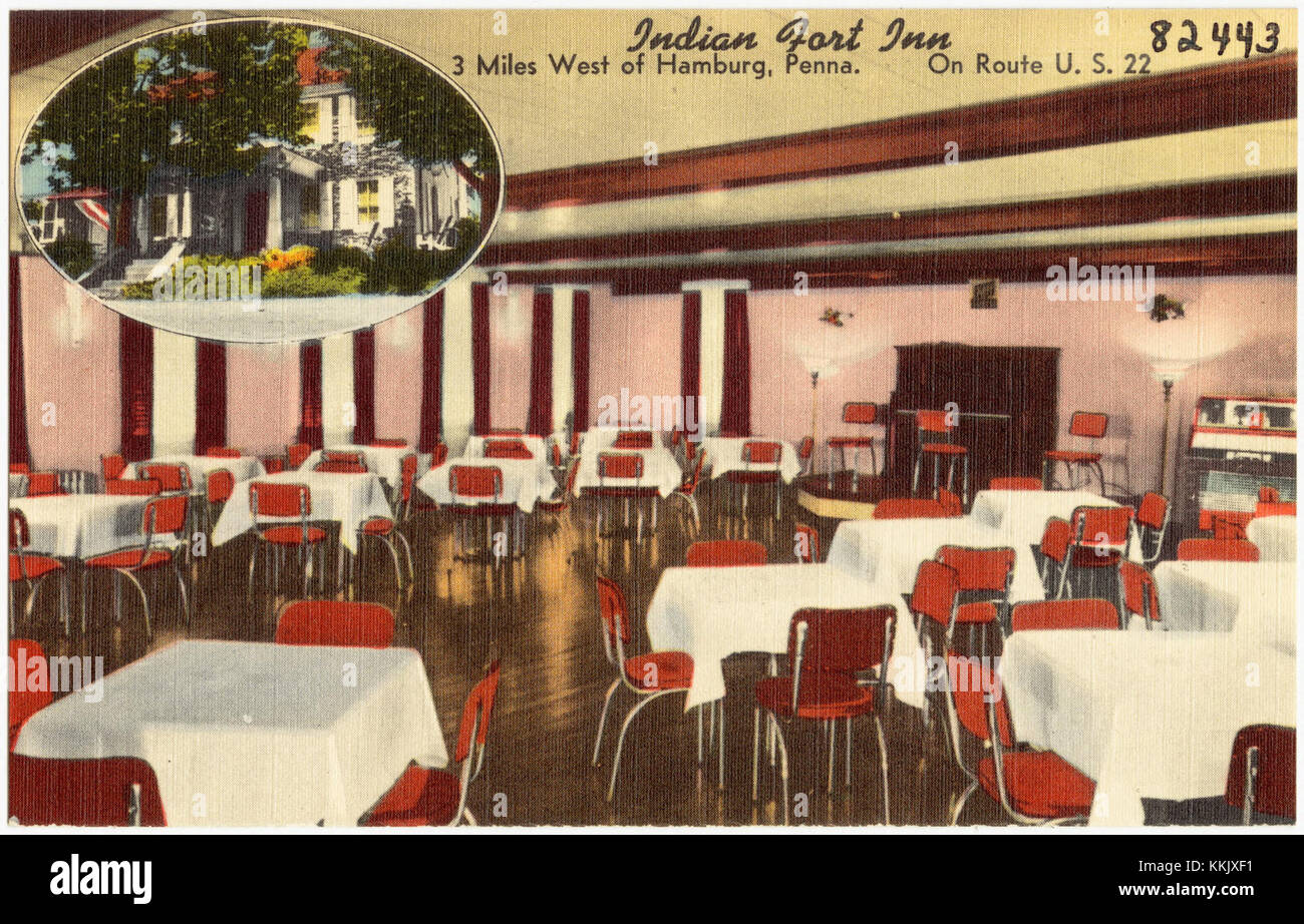 Indian Fort Inn, located west of Hamburg, Pennsylvania, on U.S. Route ...