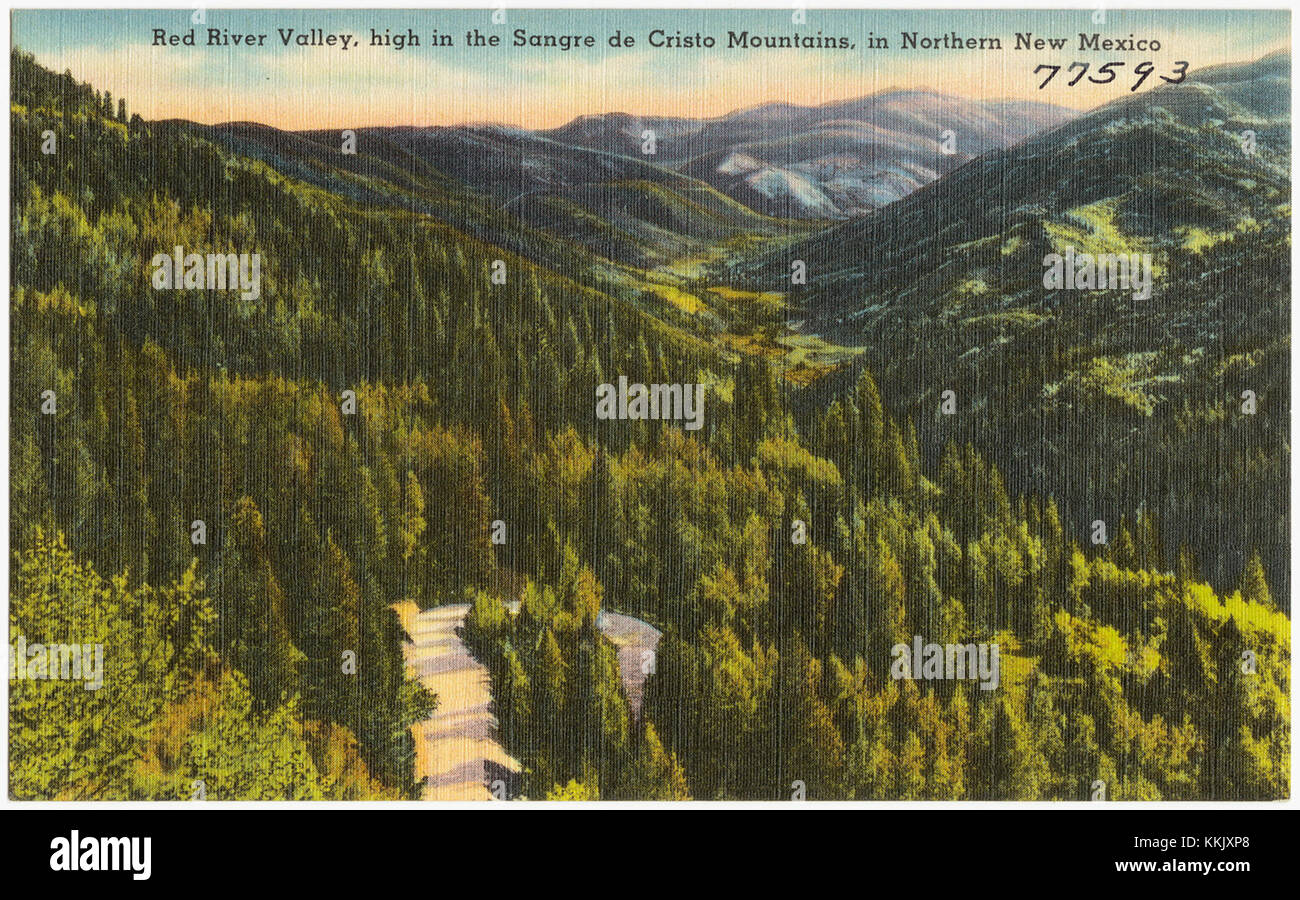 The Red River Valley, located in the Sangre de Cristo Mountains of ...