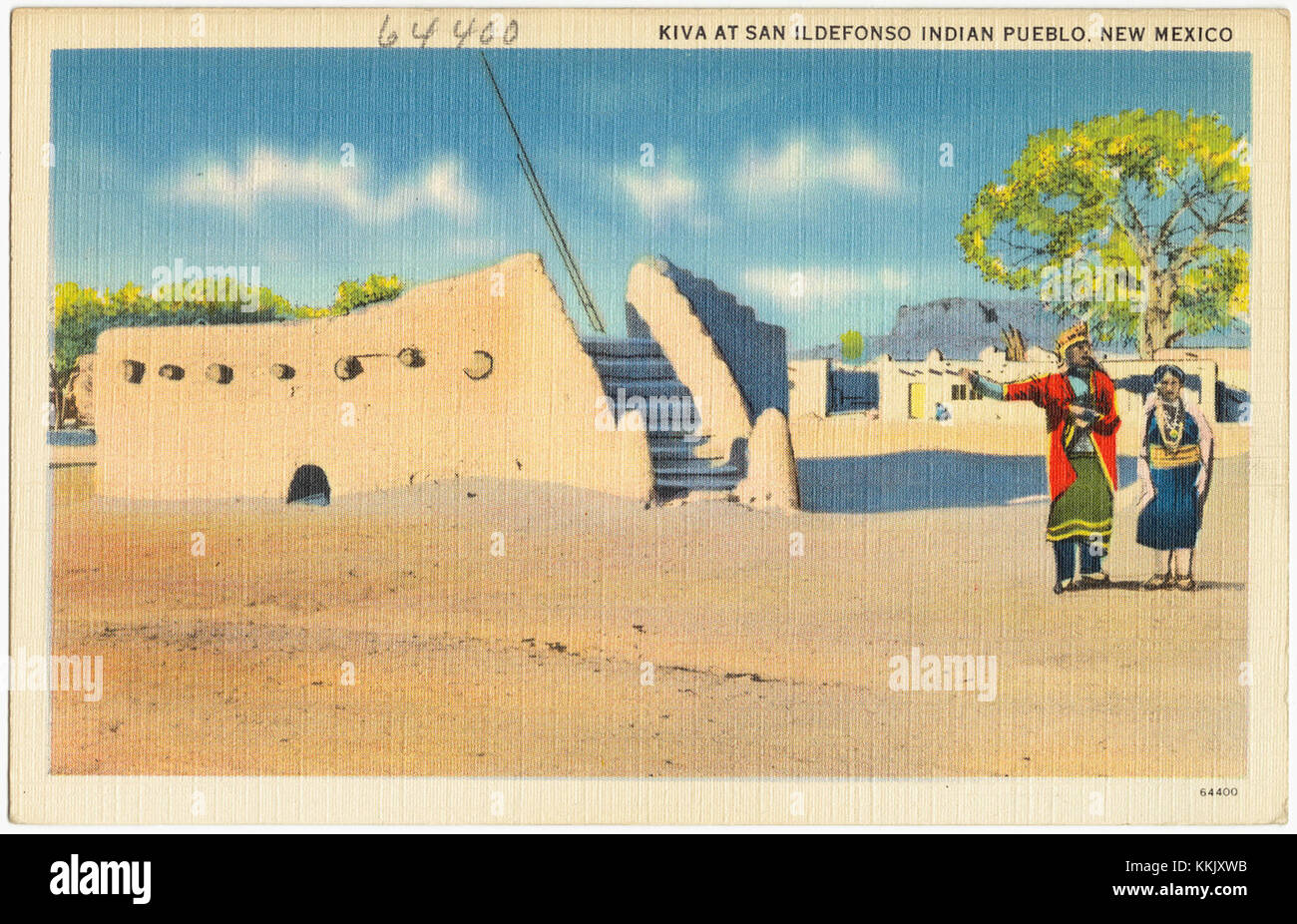 The Kiva at San Ildefonso Pueblo in New Mexico is a ceremonial ...