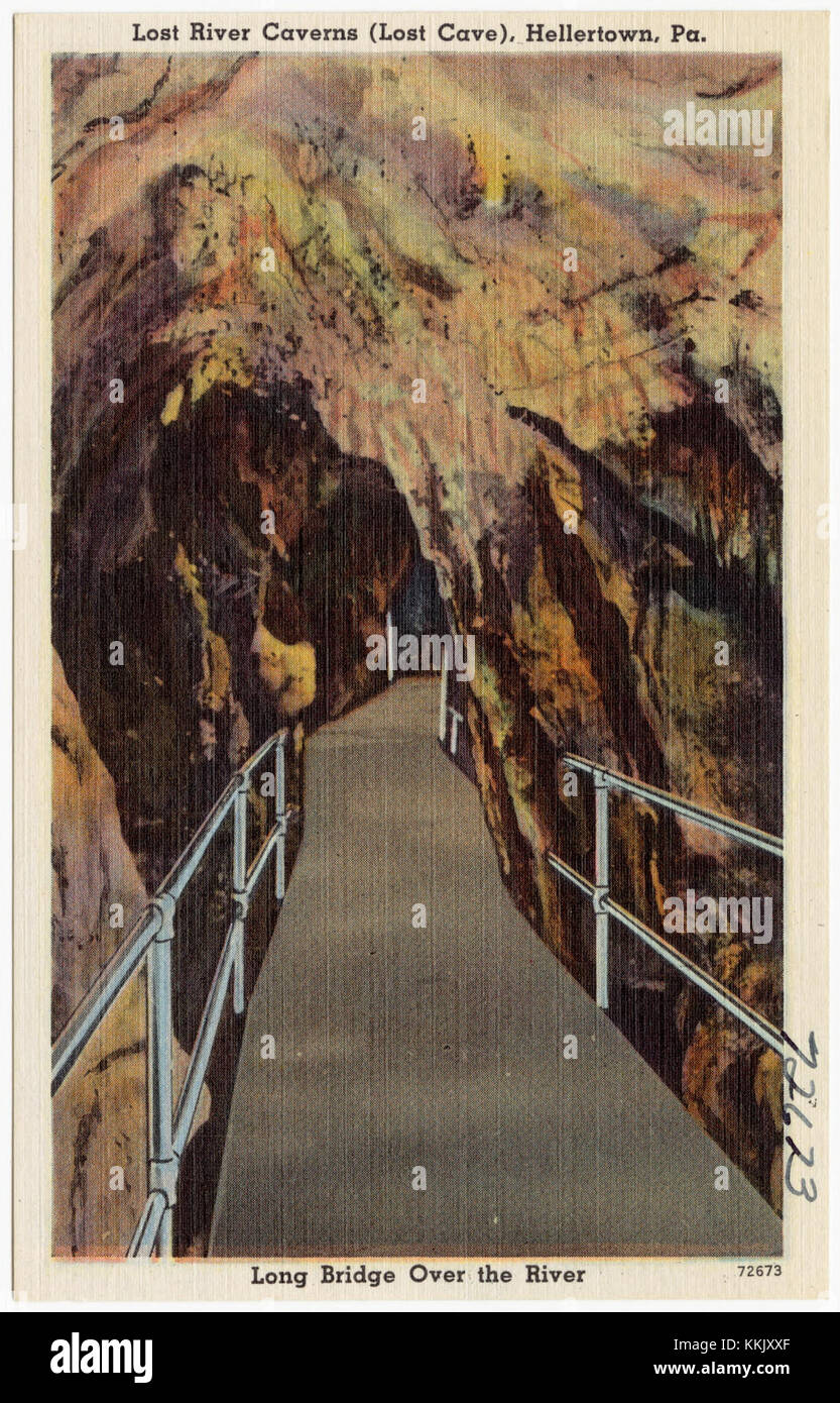 Lost River Caverns, located in Hellertown, Pennsylvania, is a natural ...