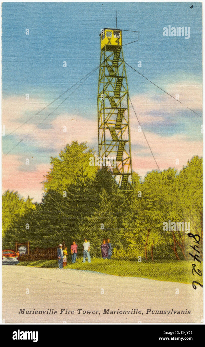 The Marienville Fire Tower in Pennsylvania is a historical structure ...