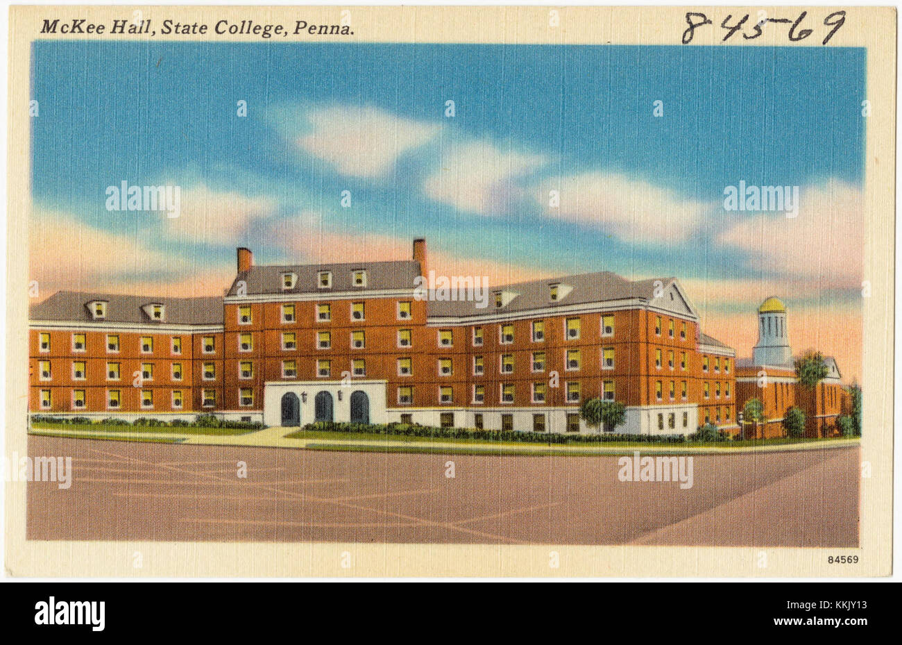 A photograph of McKee Hall in State College, Pennsylvania, capturing ...